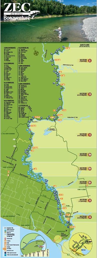 Zec rivière Bonaventure Gaspésie Québec